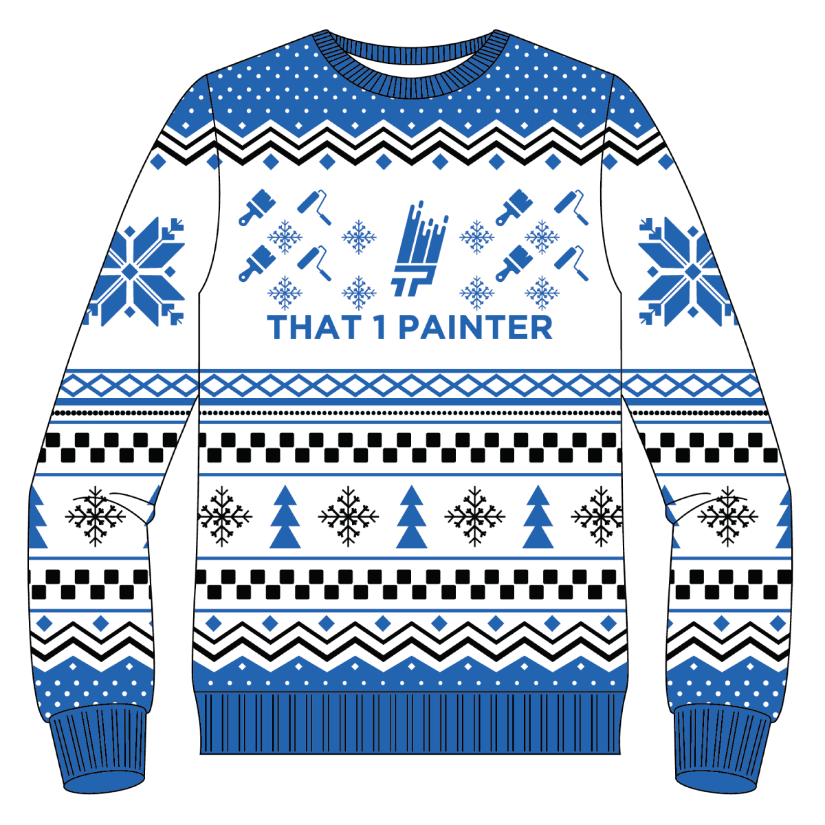 That 1 Painter Ugly Christmas Sweater – Swag Ugly Christmas Merch